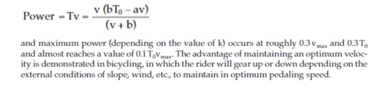 Solved Using Hill's force-velocity and power curves shown | Chegg.com