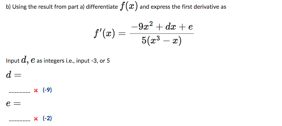Solved Let f(x)=ln(x−1)215(x+1)x2 a) Using laws of | Chegg.com