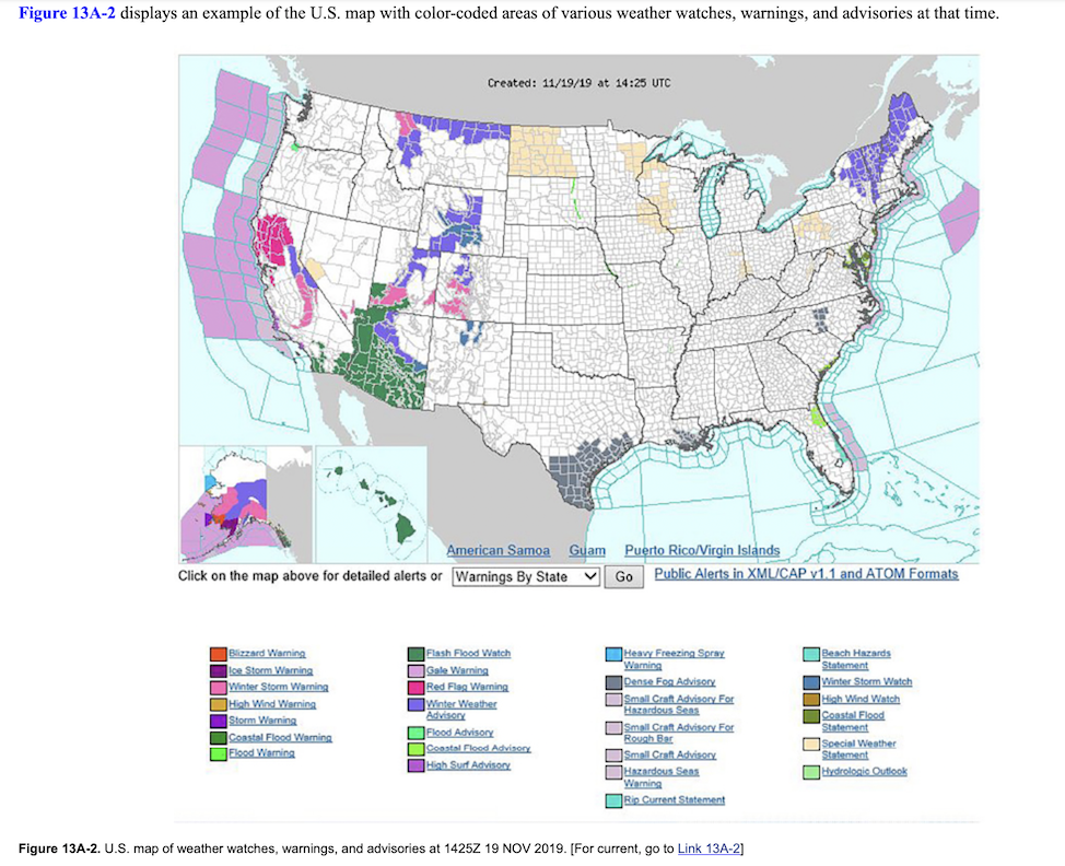 Solved A warning is a statement issued by the NWS when a | Chegg.com