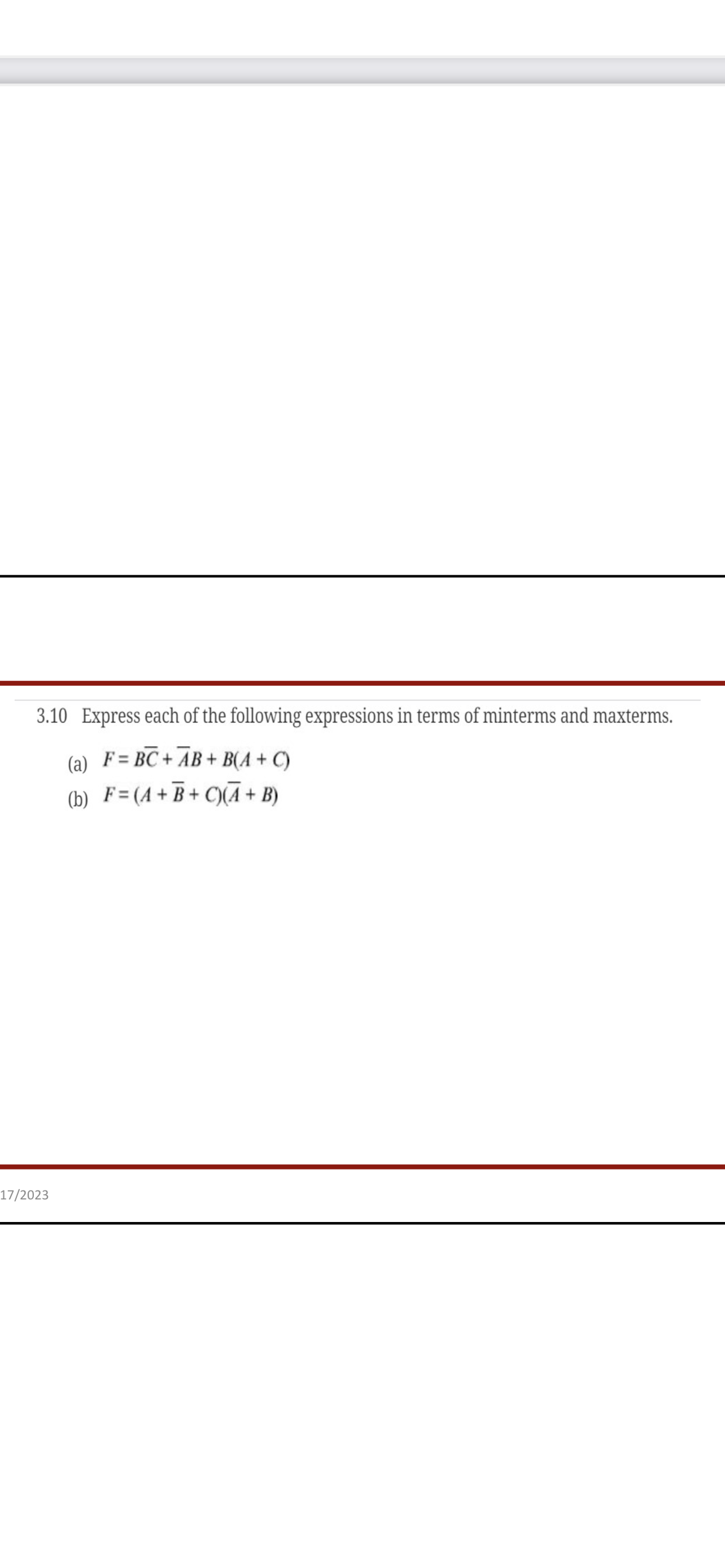 Solved 3.10 Express each of the following expressions in | Chegg.com