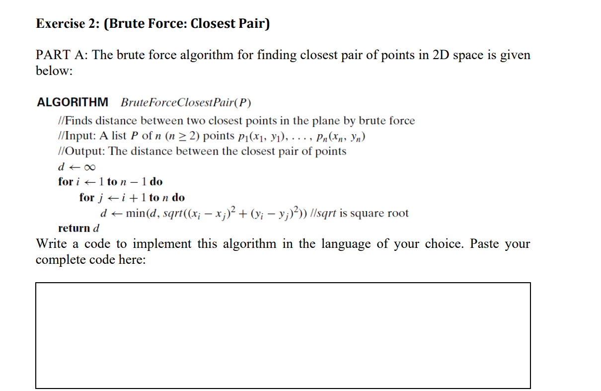 Solved in the code i need the numbers p = [(3, 2), (3, 6), | Chegg.com