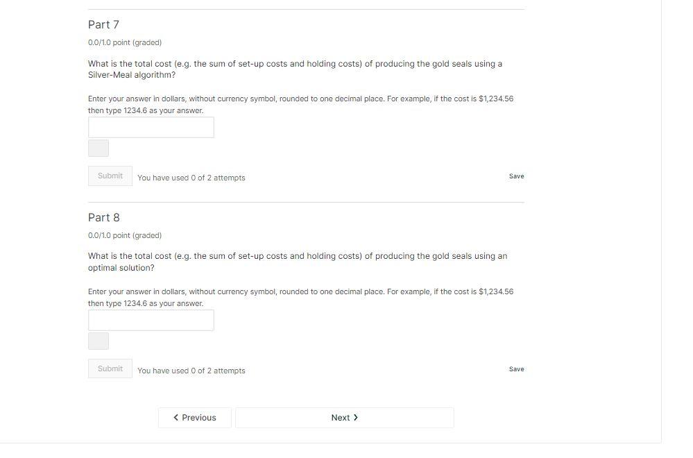 Solved Graded Assignment 1: Gold MIT Seals D Bookmark this | Chegg.com