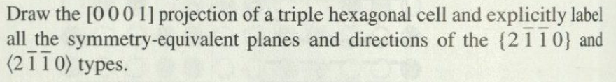 The Miller-Bravais hkil notation is useful to | Chegg.com