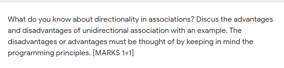 Solved What do you know about directionality in | Chegg.com