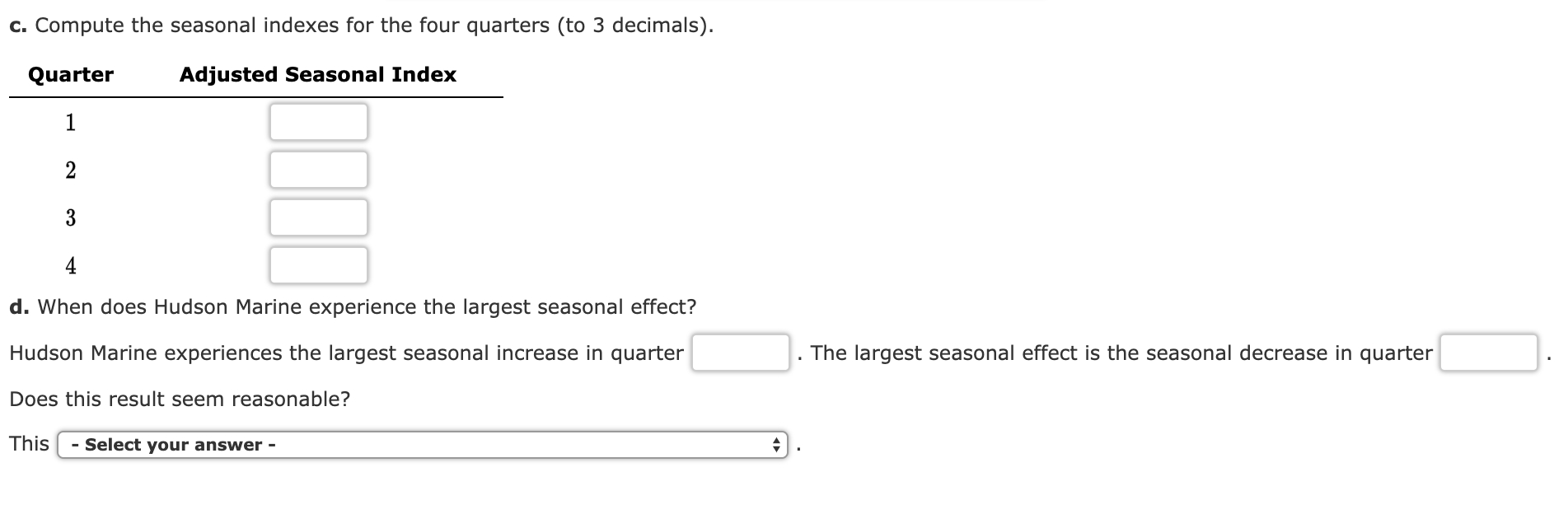 Solved a. Compute the centered moving average values (first | Chegg.com