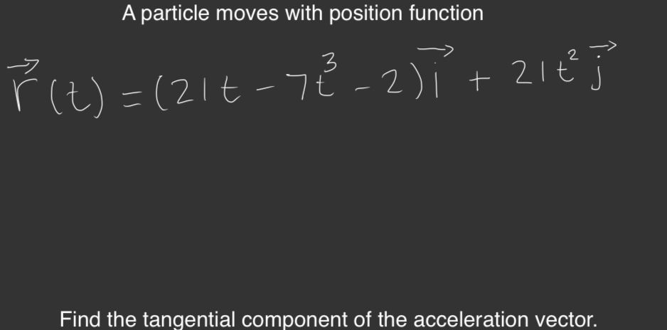 Solved A particle moves with position function | Chegg.com