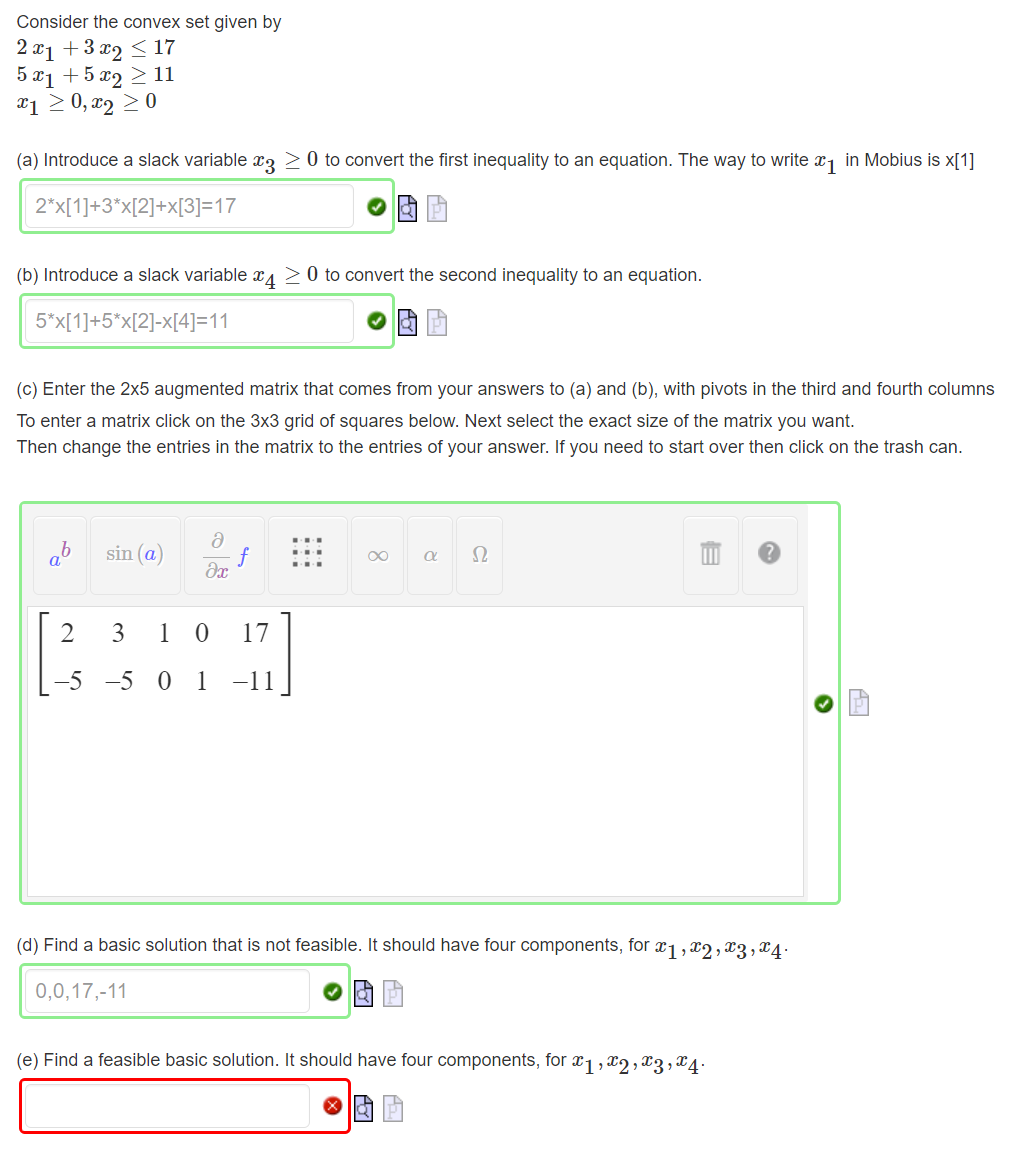 Solved Consider the convex set given by | Chegg.com