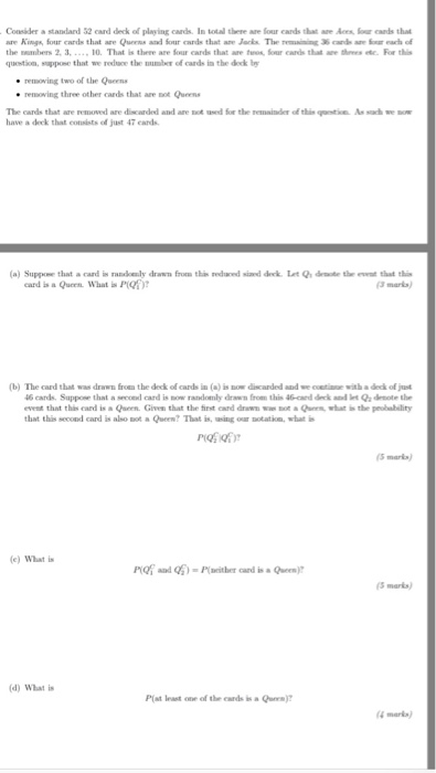 Solved Consider a standard 32 card deck of playing cards In | Chegg.com