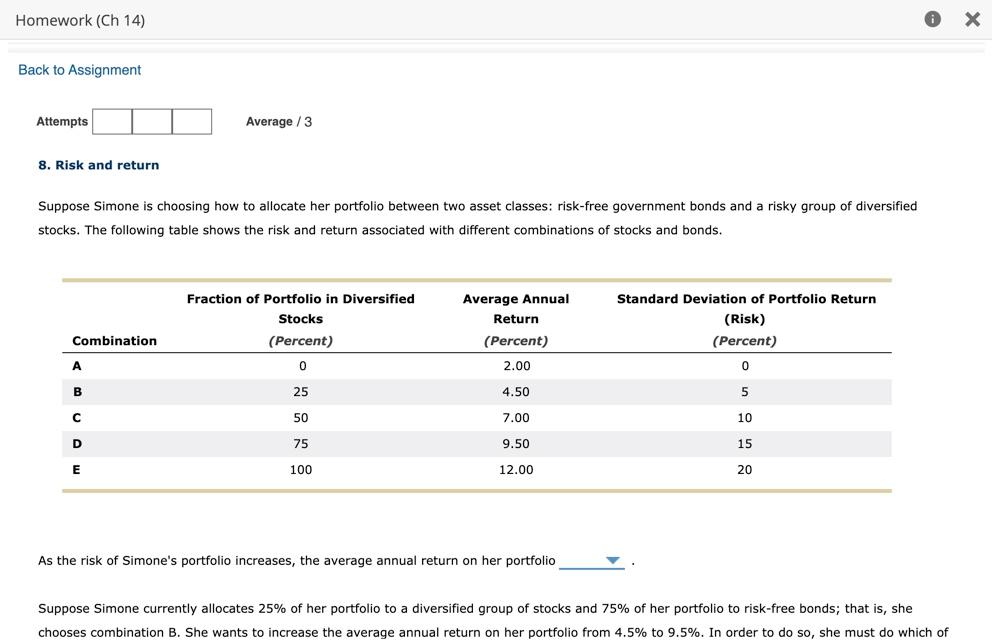 Solved Homework (Ch 14) Back to Assignment Attempts | Chegg.com
