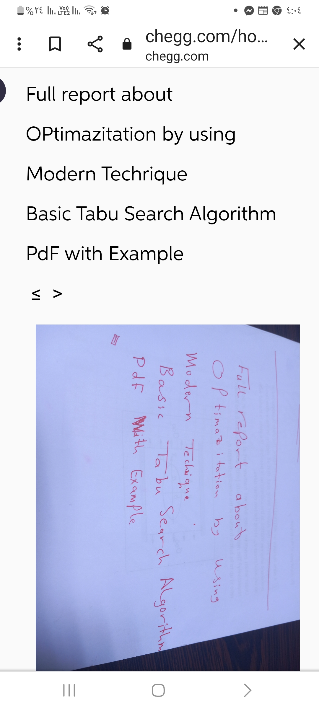 Solved Full report aboutOPtimazitation by usingModern | Chegg.com
