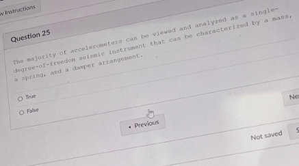 Solved Question 25 True False | Chegg.com