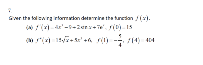 Solved Given the following information determine the | Chegg.com