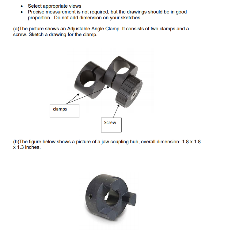 Solved Select appropriate views • Precise measurement is not | Chegg.com