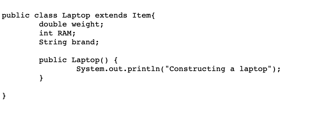 Solved Given the following Java classes (attached), please | Chegg.com