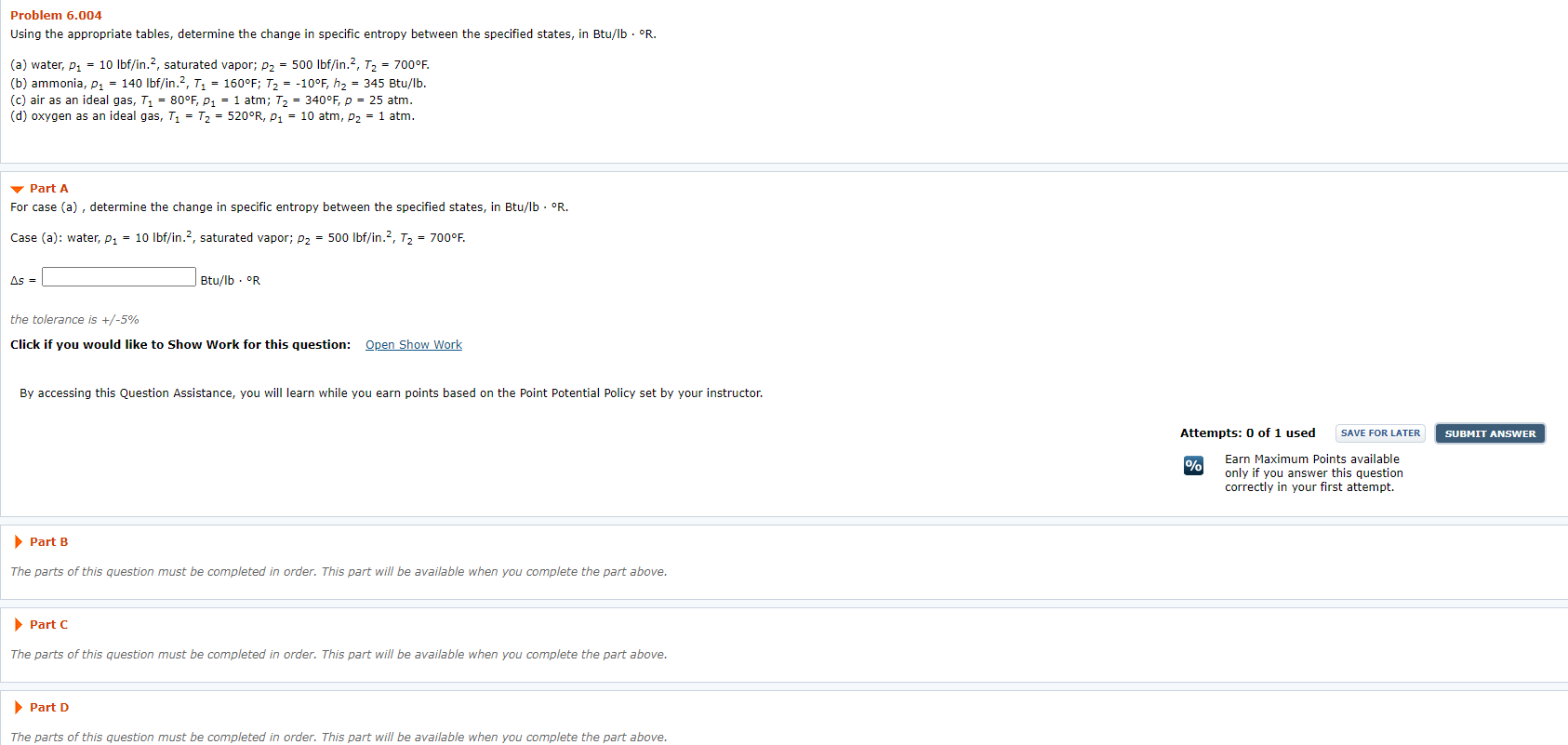 Solved Problem 6.004 Using the appropriate tables, determine | Chegg.com