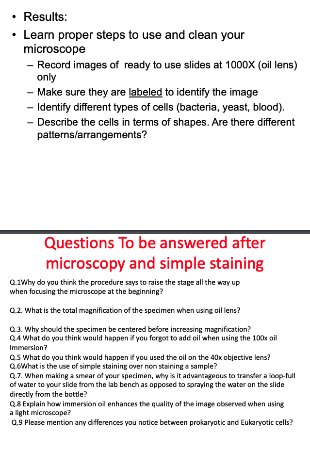 Solved Preparation Of Smear and hit fixing 1.Take 1-2 loops | Chegg.com