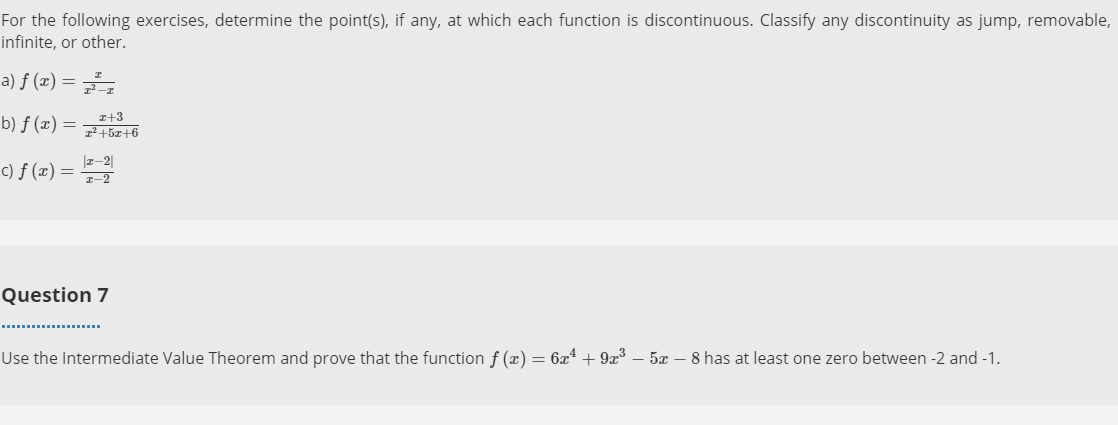 Solved For the following exercises, determine the point(s), | Chegg.com
