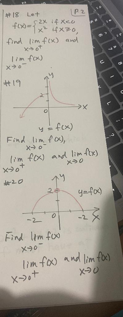 Solved f(x)={2xx2 if x