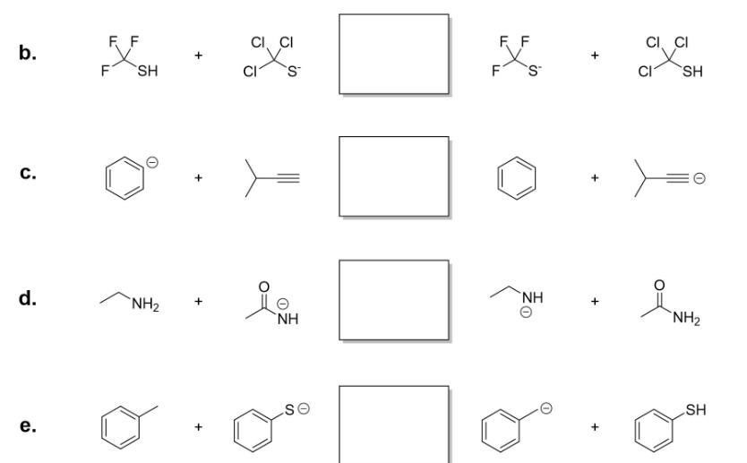 Solved 1. ﻿Indicate the direction in which each reaction is | Chegg.com