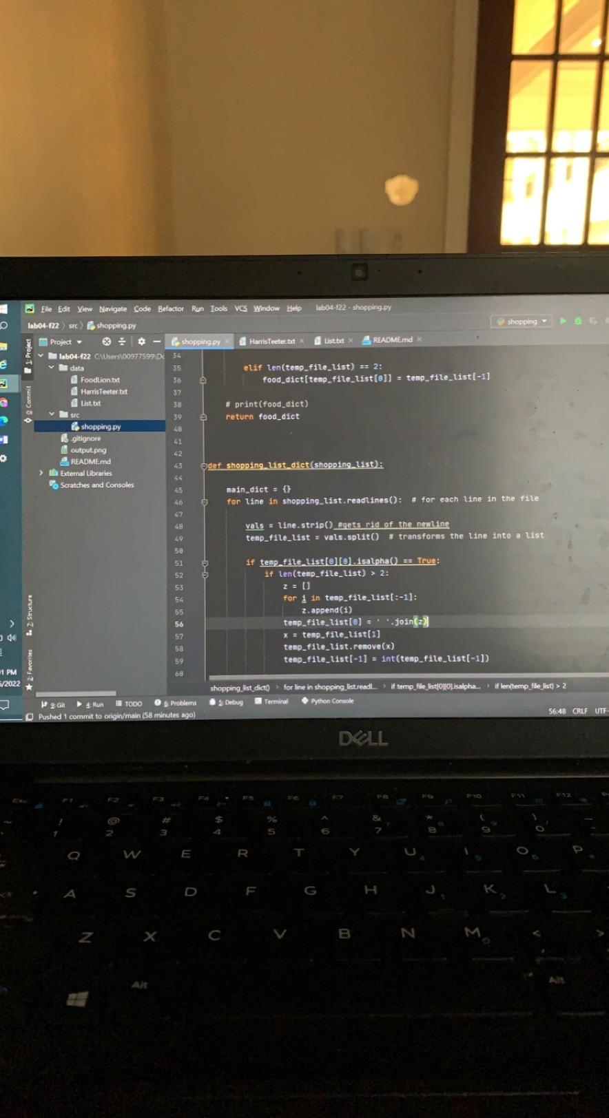 Code Befactor Run Iools VCS Window Help lab04-f22 - | Chegg.com