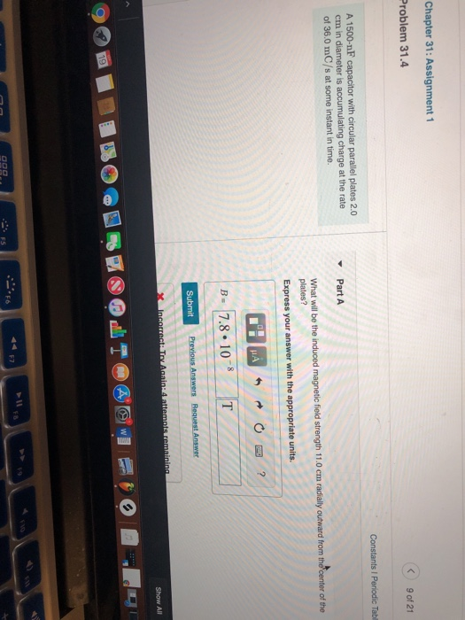 Solved Chapter 31: Assignment 1 Problem 31.4 9 of 21 | Chegg.com