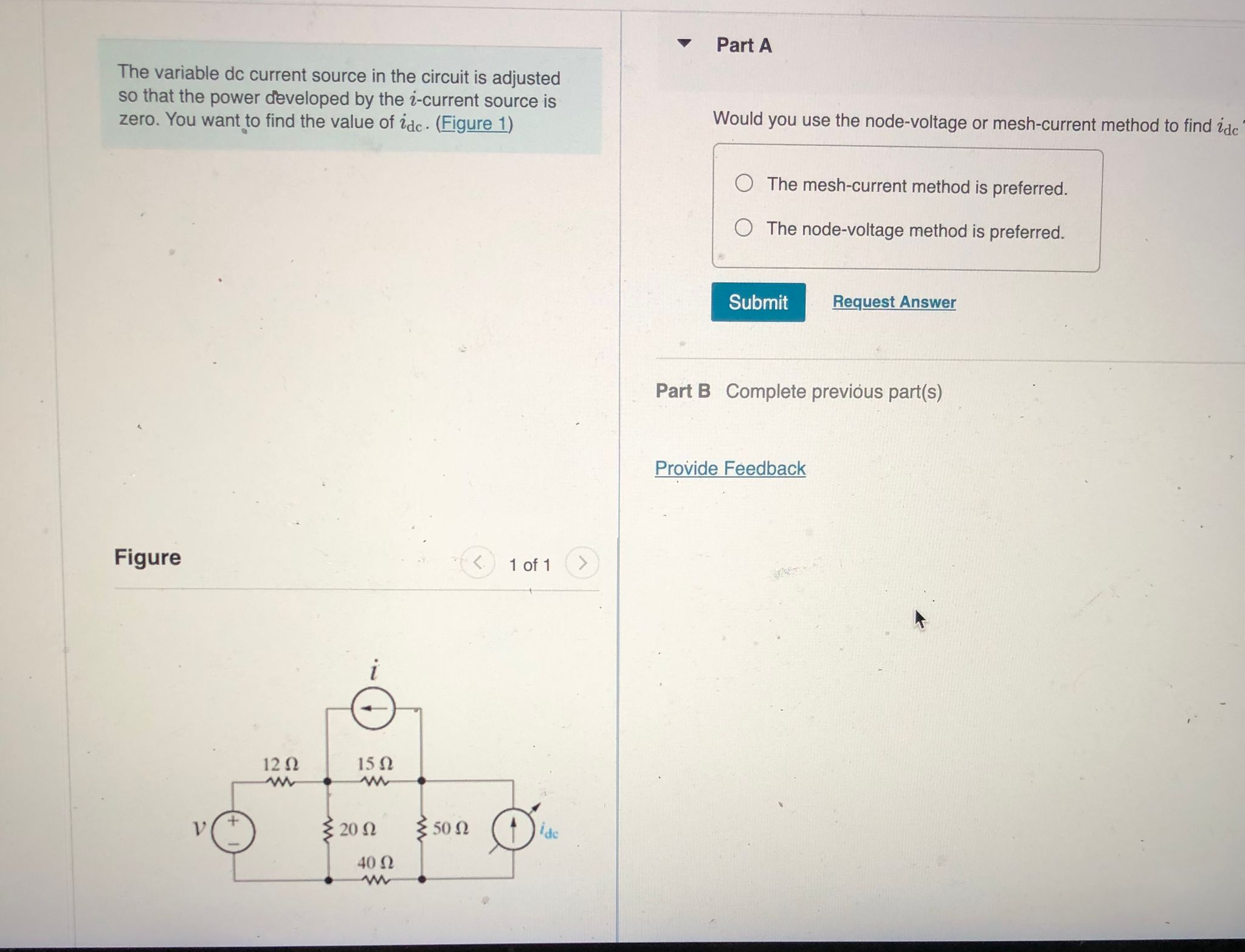 Solved The variable dc current source in the circuit is | Chegg.com
