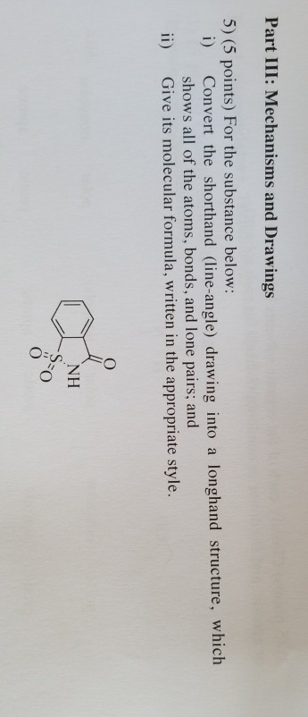 Solved Part III: Mechanisms and Drawings 5) (5 points) For | Chegg.com