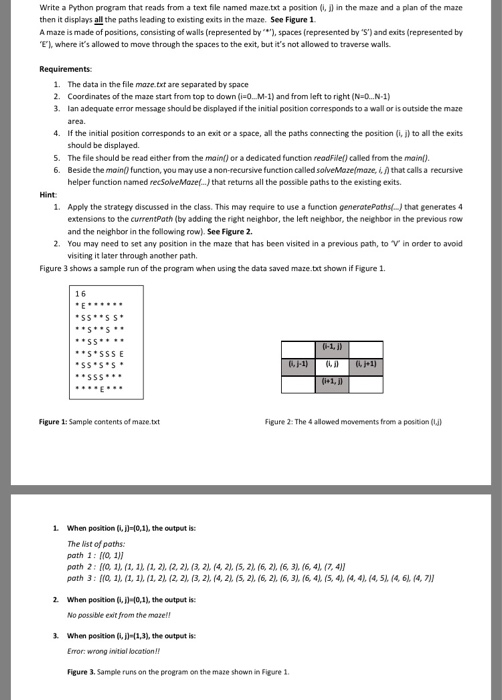 Write a Python program that reads from a text file | Chegg.com