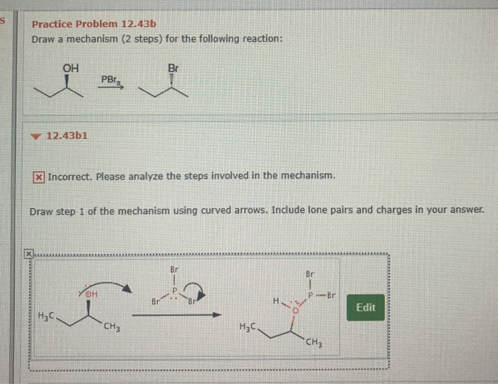 Solved Draw a mechanism (2 steps) for the following | Chegg.com
