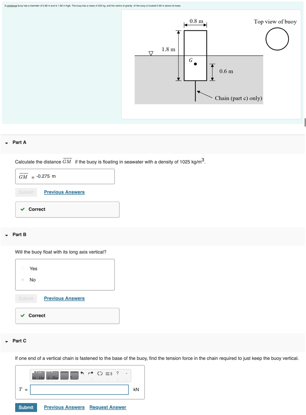 Solved Please solve Part CPart ACalculate the distance | Chegg.com