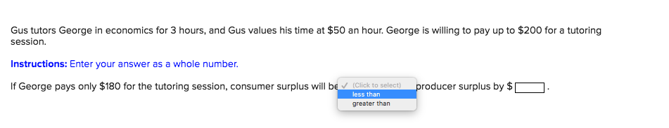 Solved Gus tutors George in economics for 3 hours, and Gus | Chegg.com