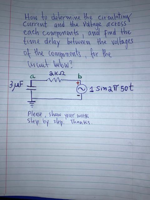Solved How To Determine The Circulating Current And The