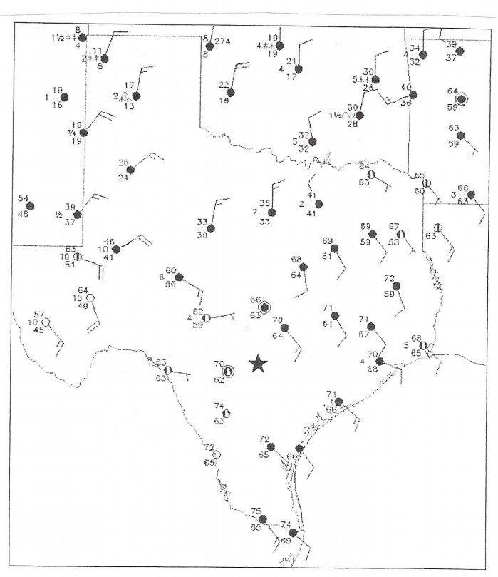Solved Texas isoplething 1. Draw isotherms in | Chegg.com