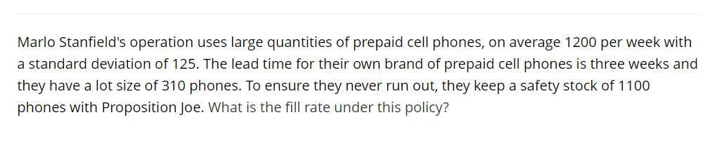Solved Marlo Stanfield's operation uses large quantities of | Chegg.com