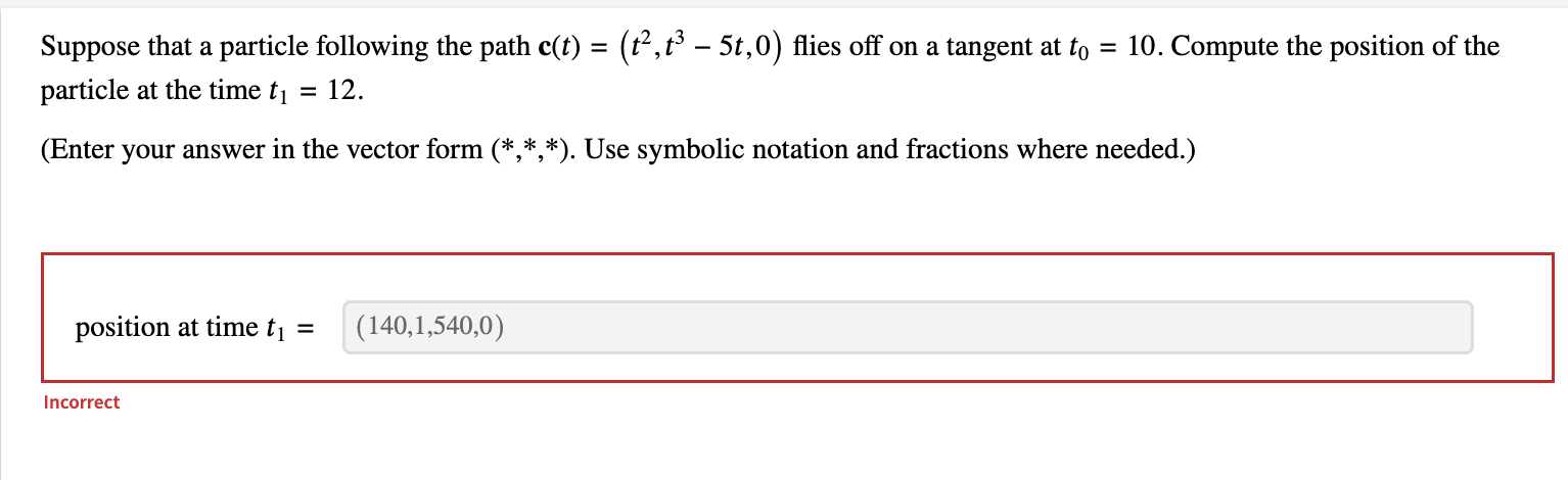 Suppose that a particle following the path | Chegg.com