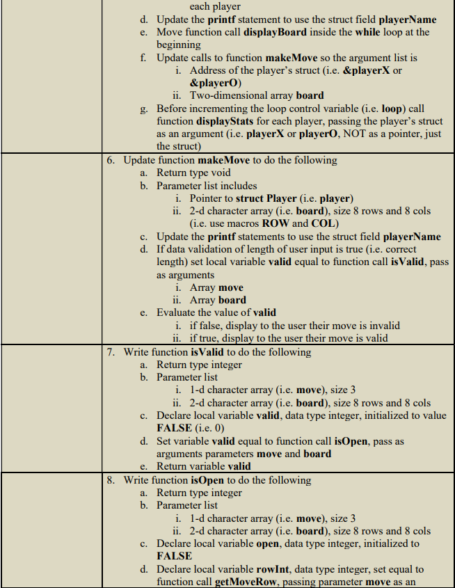 Solved 2 Declare A Structure Before The Function Prototypes