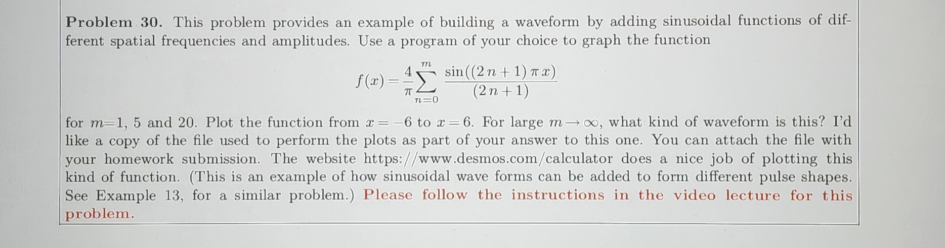 Solved Problem 30. This problem provides an example of | Chegg.com