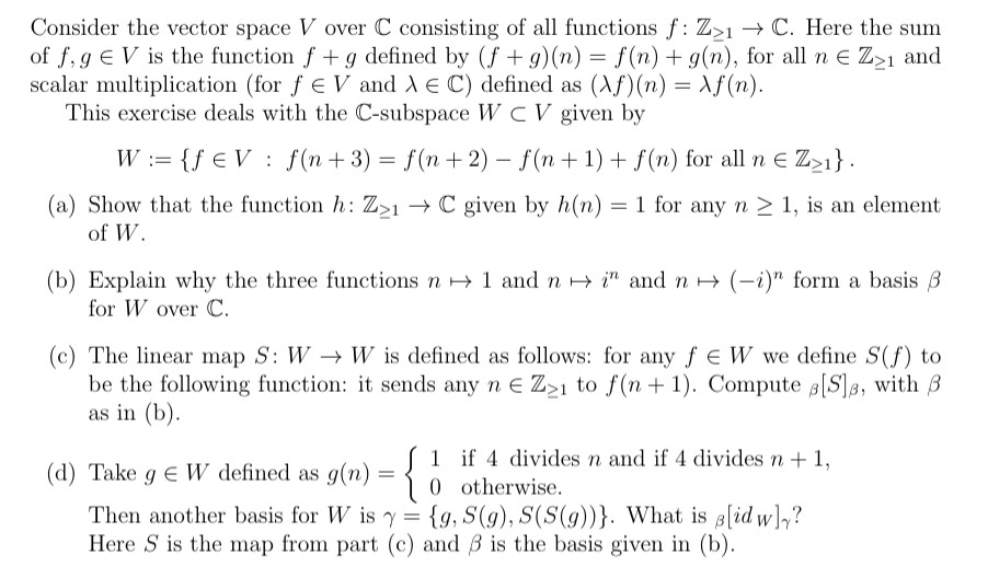 Solved Can you explain part d in ﻿detail?Consider the vector | Chegg.com