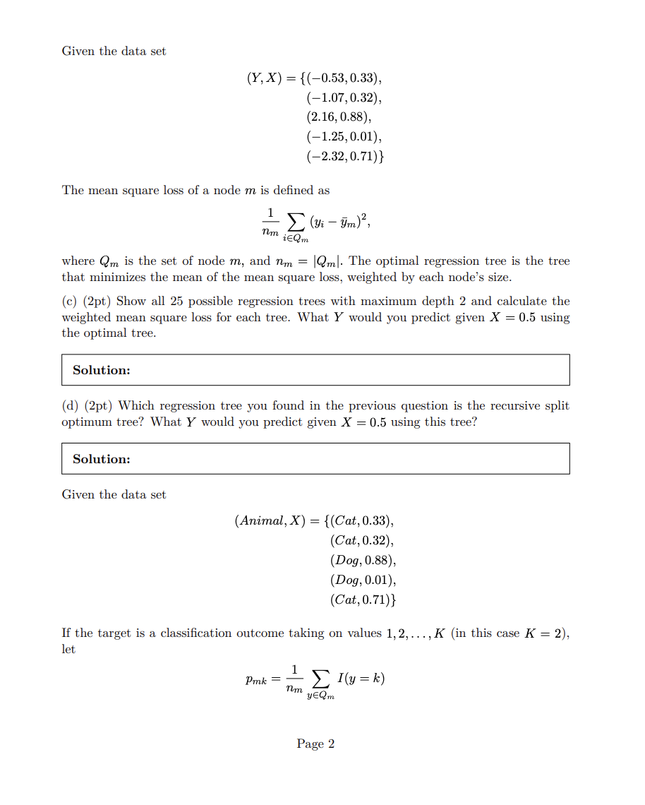 Solved Question2: Tree This is a coding question. Write your | Chegg.com