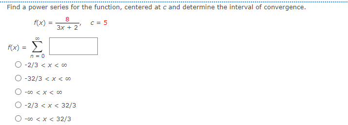 Solved Find a power series for the function, centered at | Chegg.com
