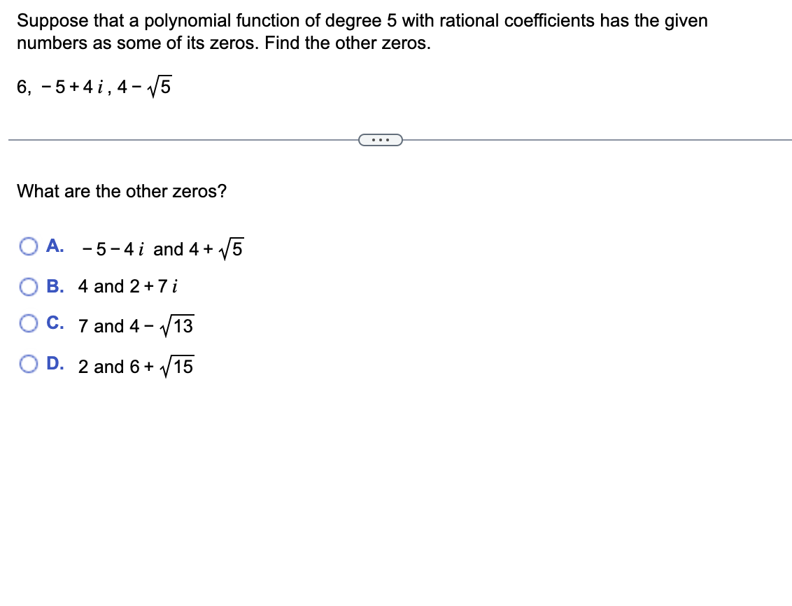 Solved Suppose that a polynomial function of degree 5 with | Chegg.com