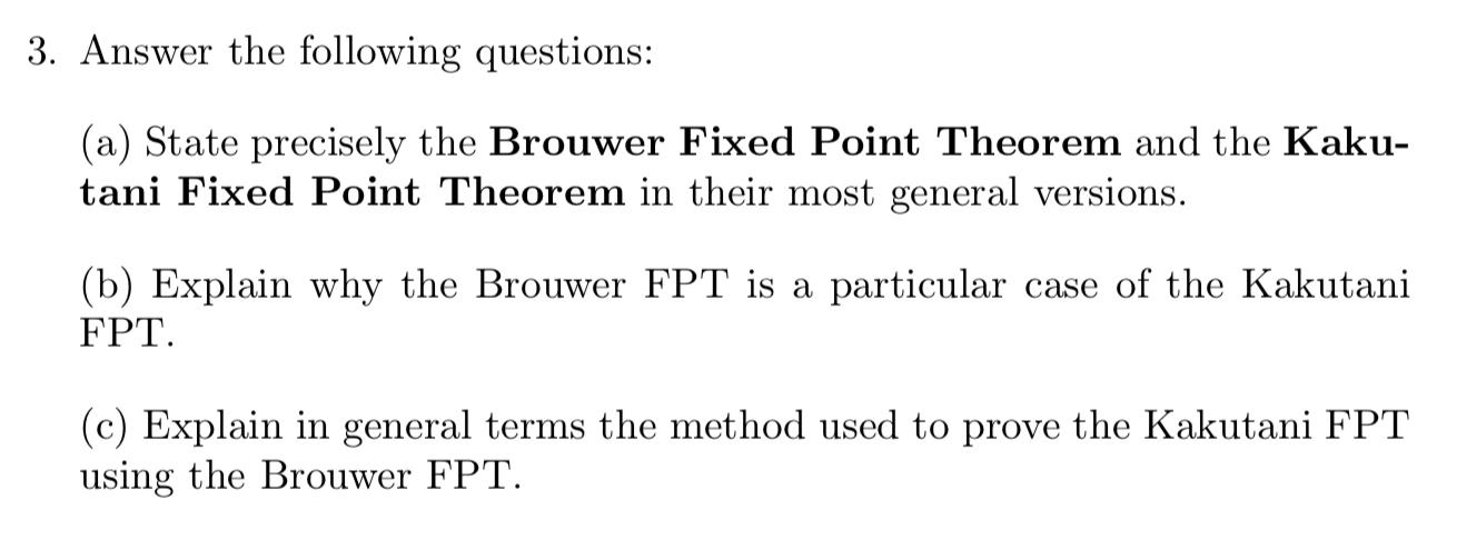 Solved 3. Answer the following questions: (a) State | Chegg.com