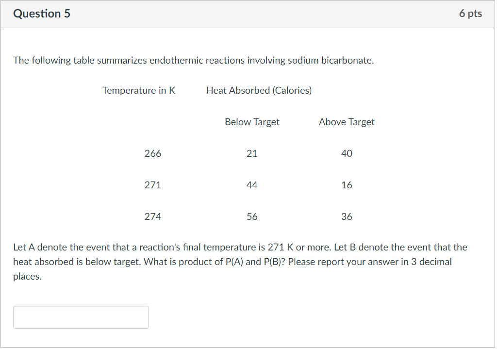 Solved The following table summarizes endothermic reactions | Chegg.com