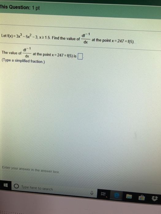 Solved His Question 1 Pt Find The Linearization L X Of