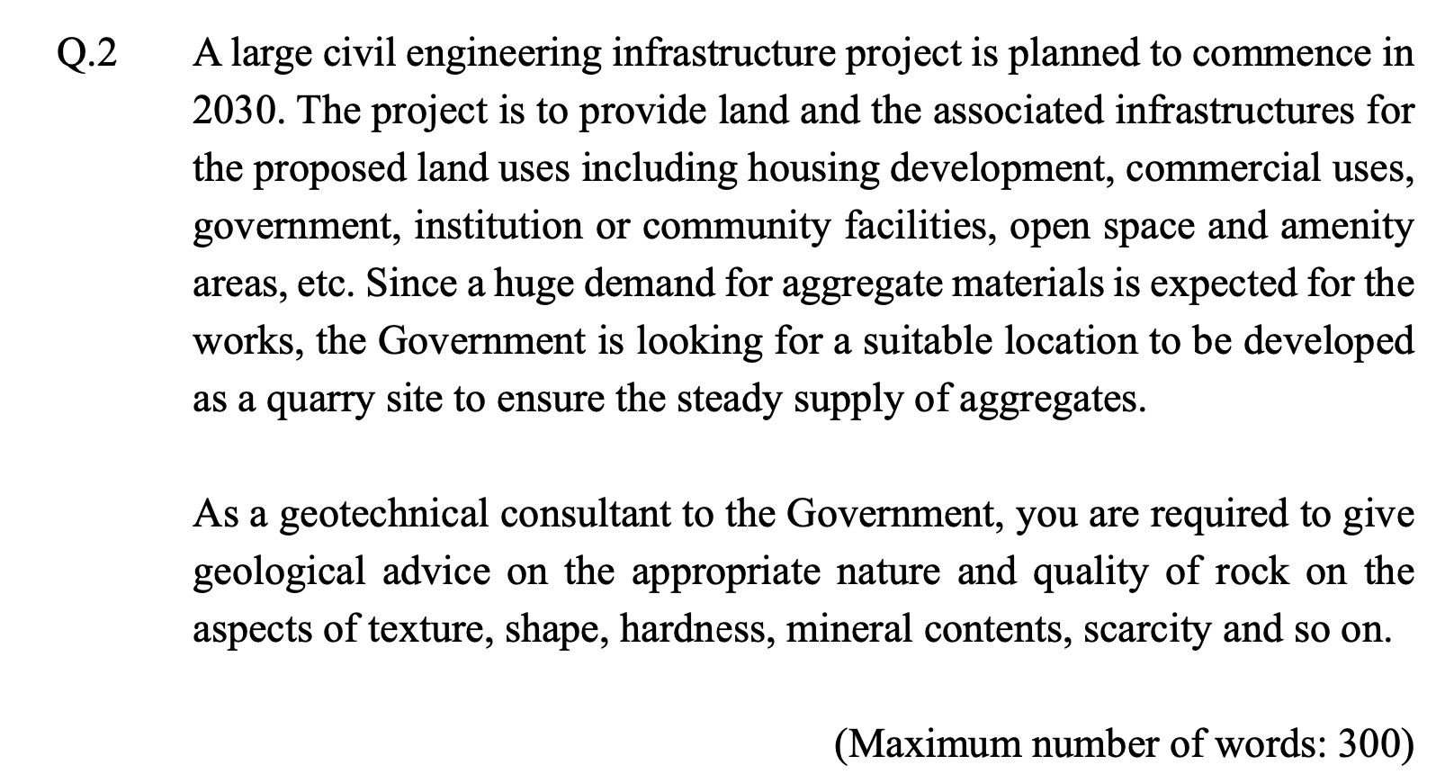 Solved 0.2 A large civil engineering infrastructure project | Chegg.com
