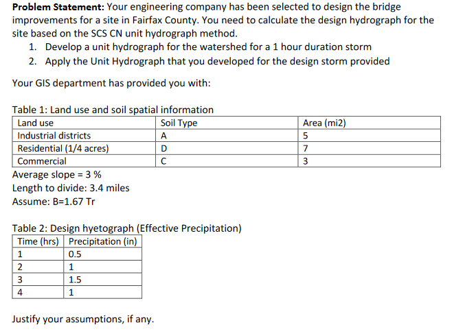 Problem Statement: Your engineering company has been | Chegg.com