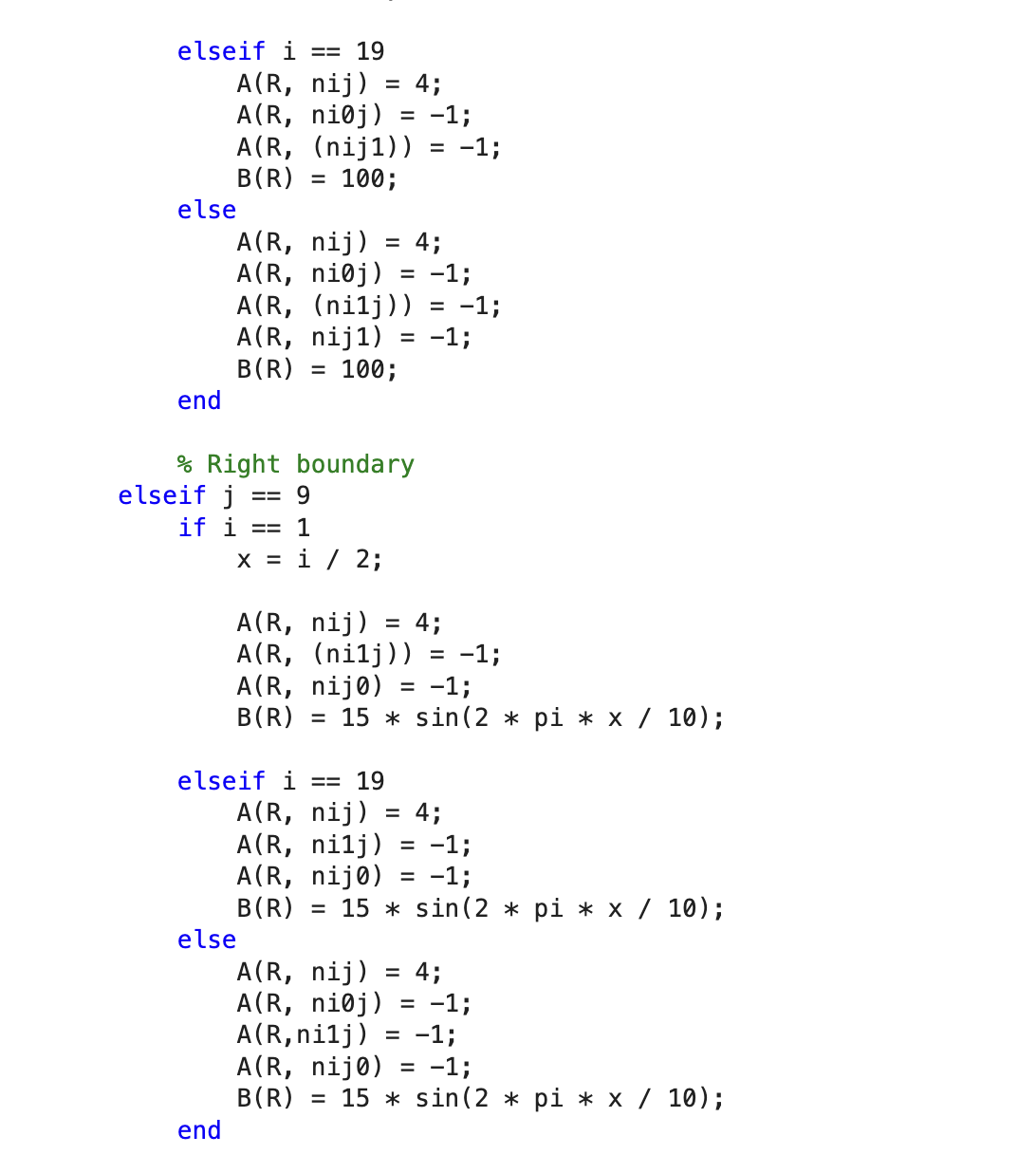 Solved % Clear the workspace clc clear % Define the image | Chegg.com