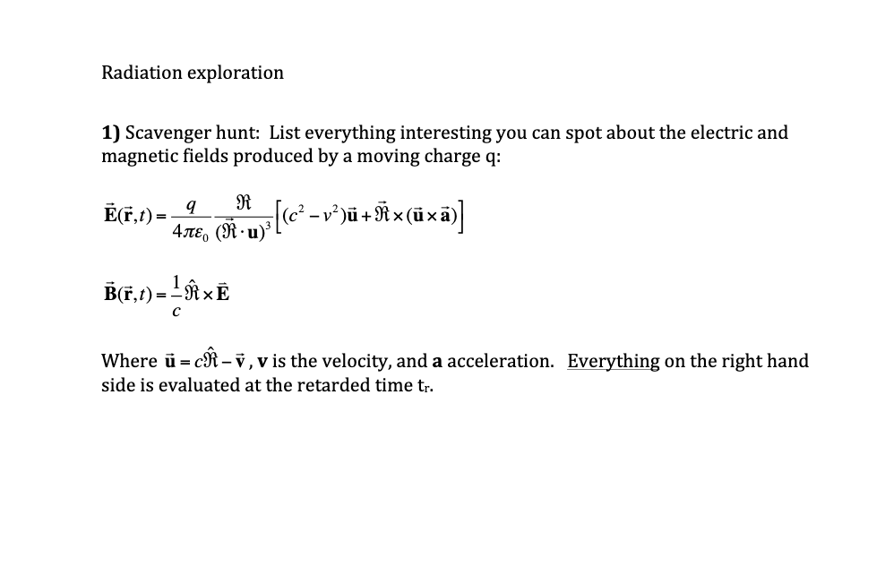 Solved Radiation exploration 1) Scavenger hunt: List | Chegg.com
