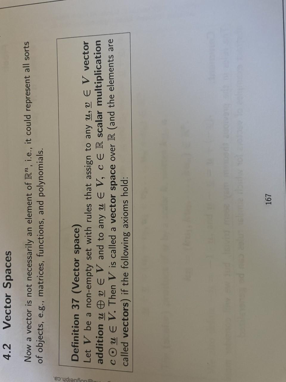 Solved 10M Let V be set of all ordered triples of real | Chegg.com