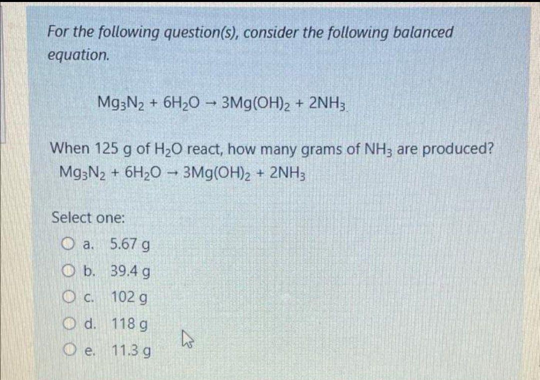 Solved For the following question(s), consider the following | Chegg.com